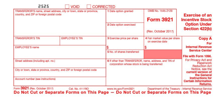 Did You Download Form 3921? Details To Know In It | Eqvista