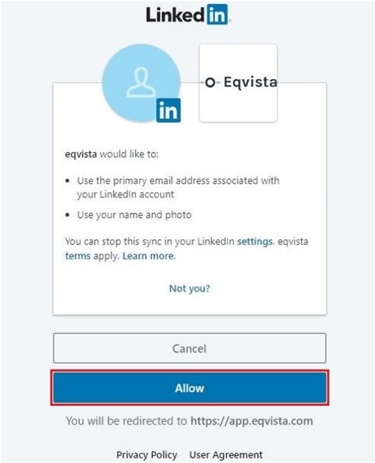 How To Sign In Using A LinkedIn Account? | Eqvista