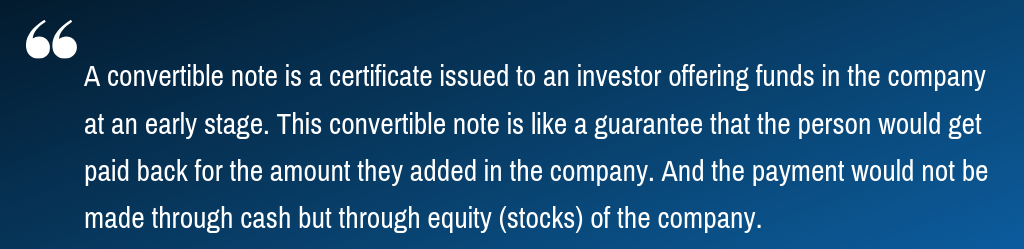 Convertible Notes: Things You Need to Understand | Eqvista