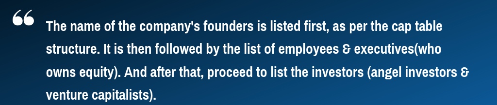 Creating Cap Table for Your Startup - Step by Step Guide | Eqvista