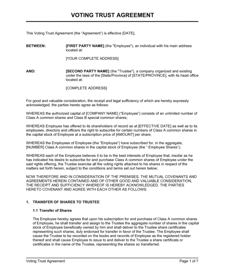 Shareholder Voting Agreement: What You Need To Know | Eqvista
