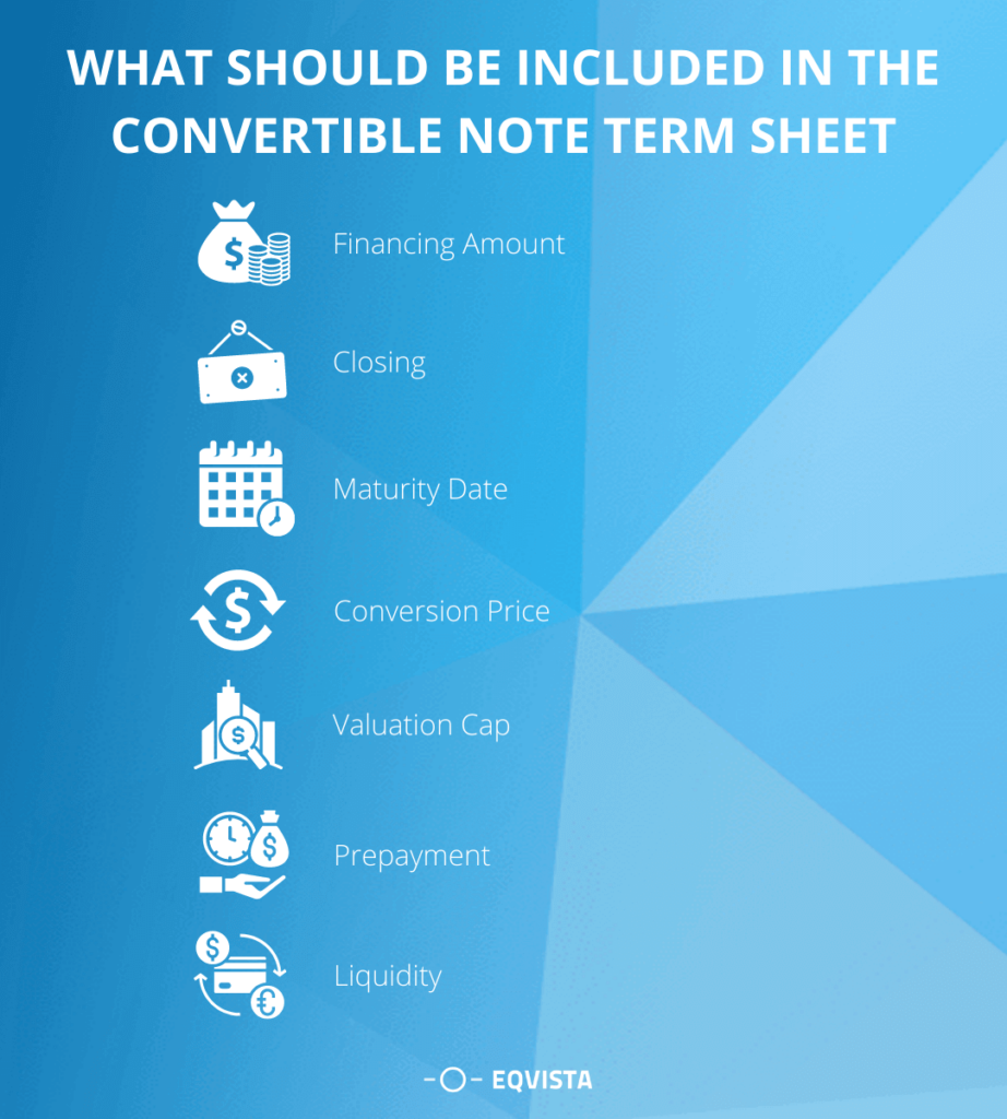Convertible Note Term Sheet | Eqvista