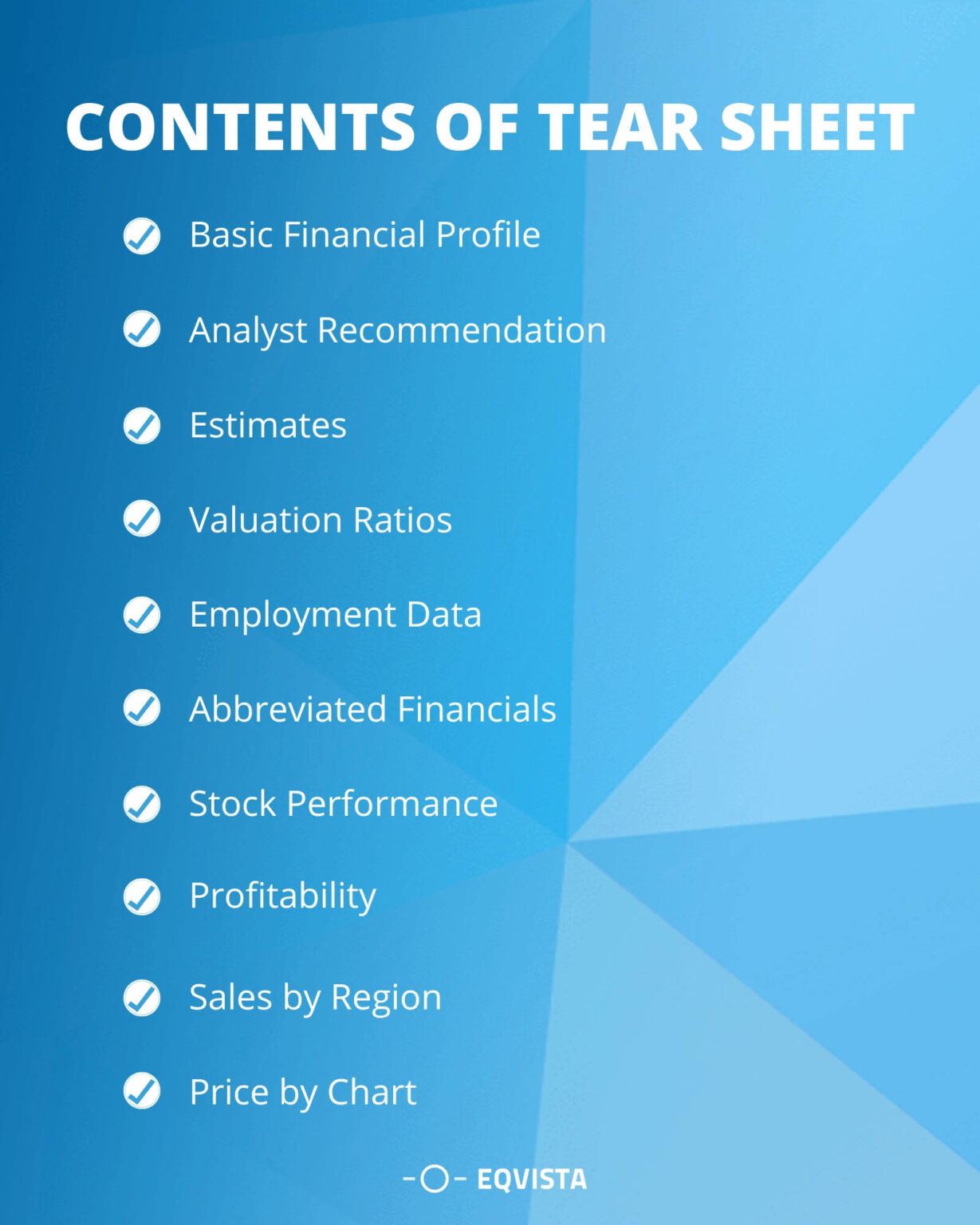 What is a Tear Sheet? | Eqvista