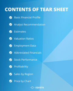 What is a Tear Sheet? | Eqvista
