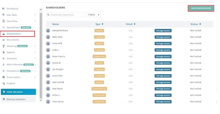 Pro Forma Cap Table | Eqvista