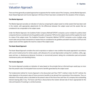 409A Valuation Report Example (Sample PDF Included) | Eqvista